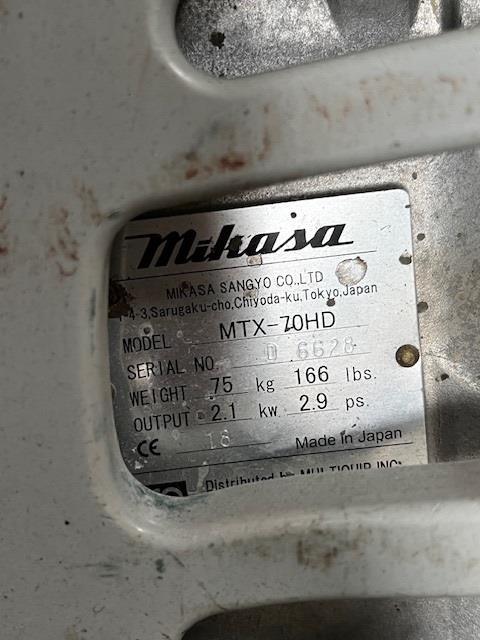 Mikasa MTX70HD Rammer | Property Room