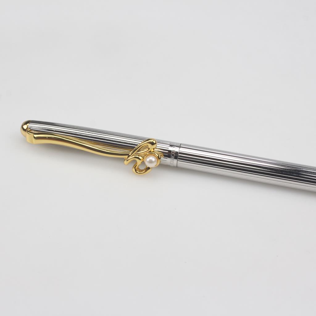 Mikimoto Pearl Two Tone Ballpoint Pen | Property Room