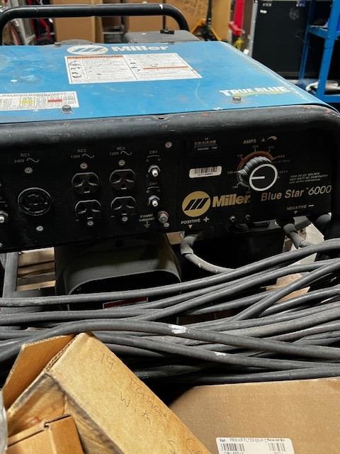 Miller Bluestar 6000 Gas Powered Generator And More | Property Room