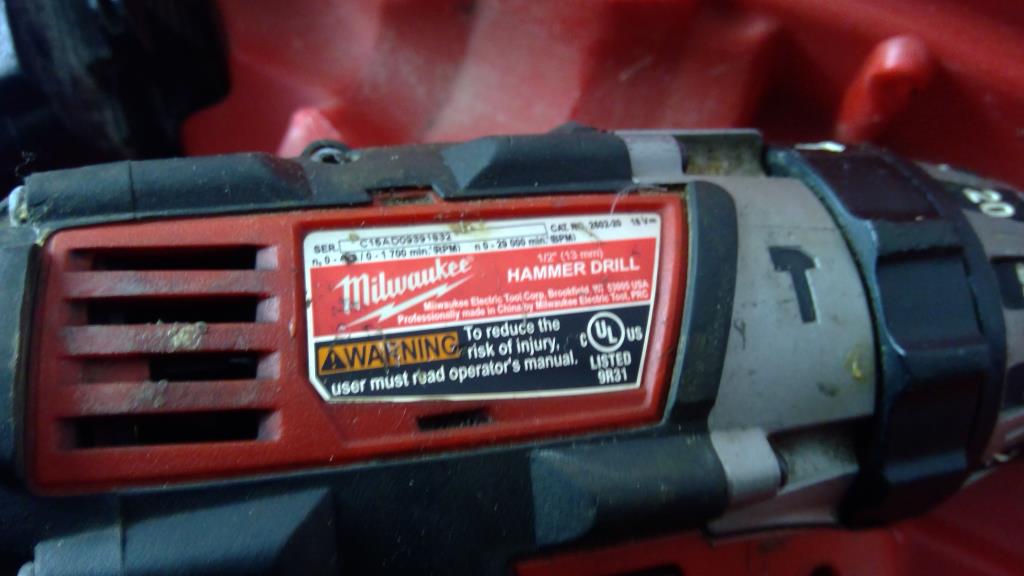 Milwaukee 1/2" Hammer Dill, 2602-20 | Property Room