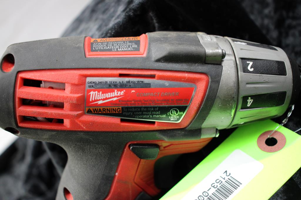 Milwaukee 12v Compact Driver | Property Room