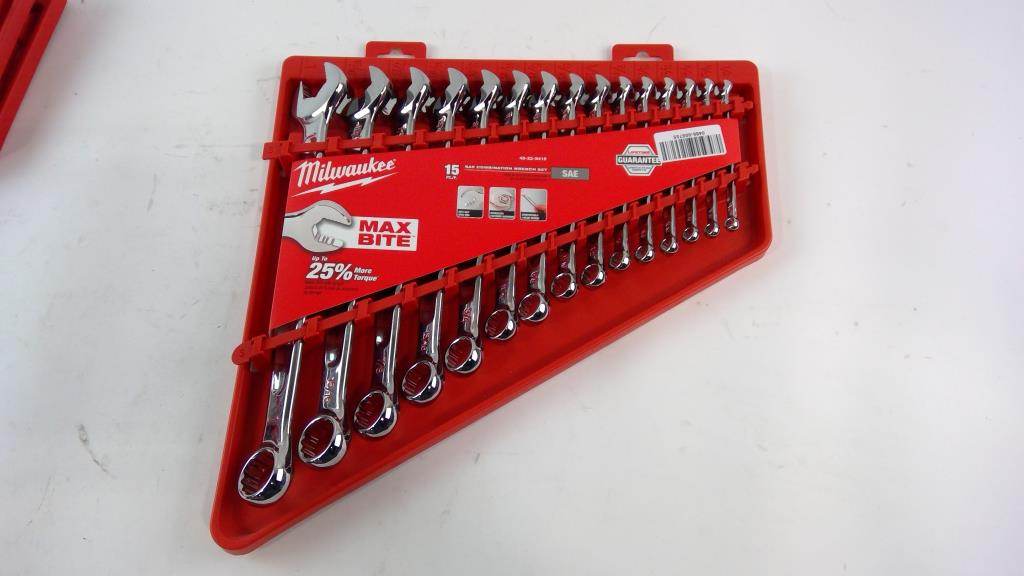 Milwaukee 15 Piece Sae Wrench Set | Property Room