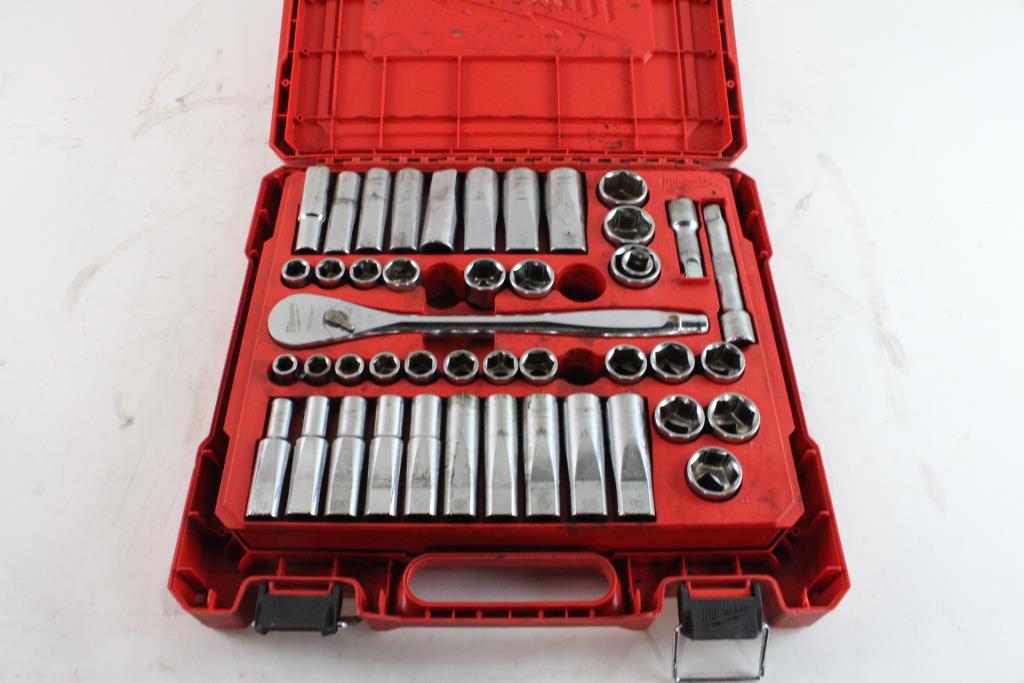 Milwaukee 47 Pc. 1/2" Drive Socket Set | Property Room