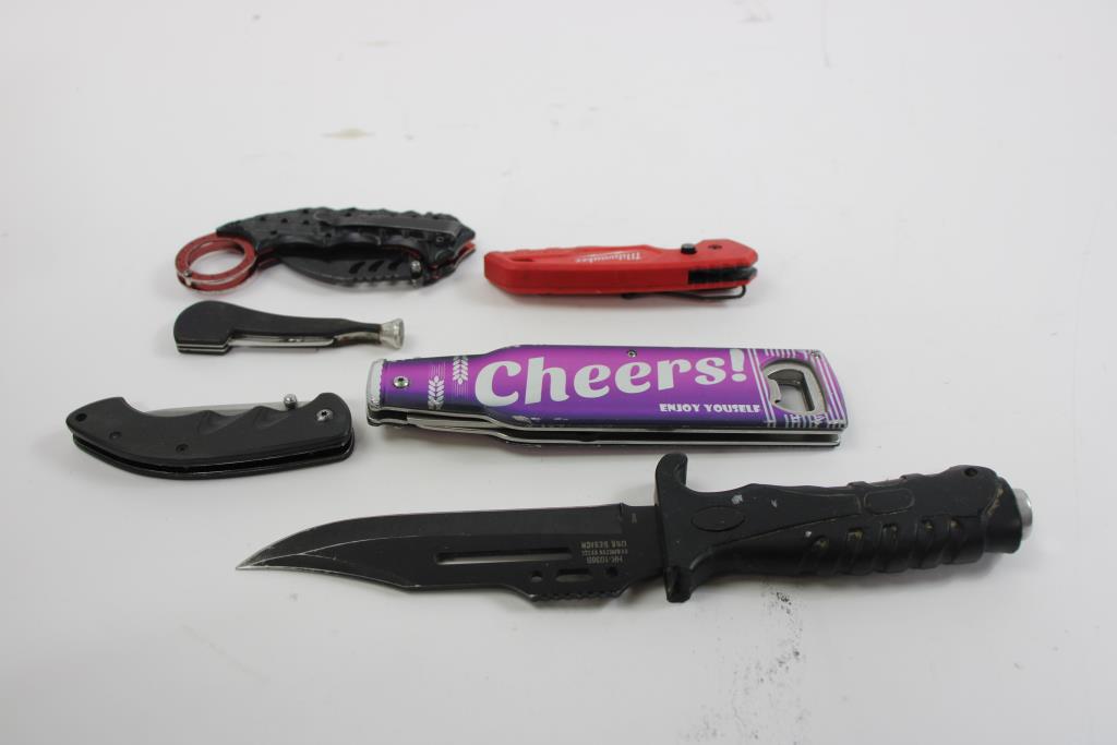 Milwaukee And Other Knives, 6 Pieces | Property Room