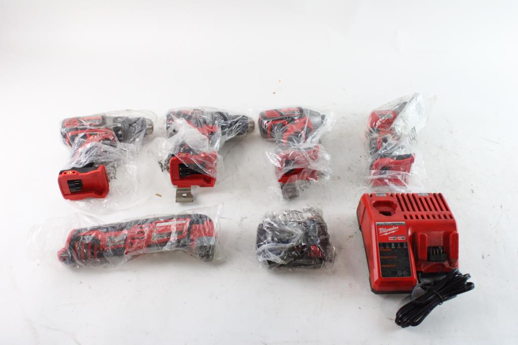 Milwaukee Bag With Power Tools & Accessories, 6+ Pieces | Property Room