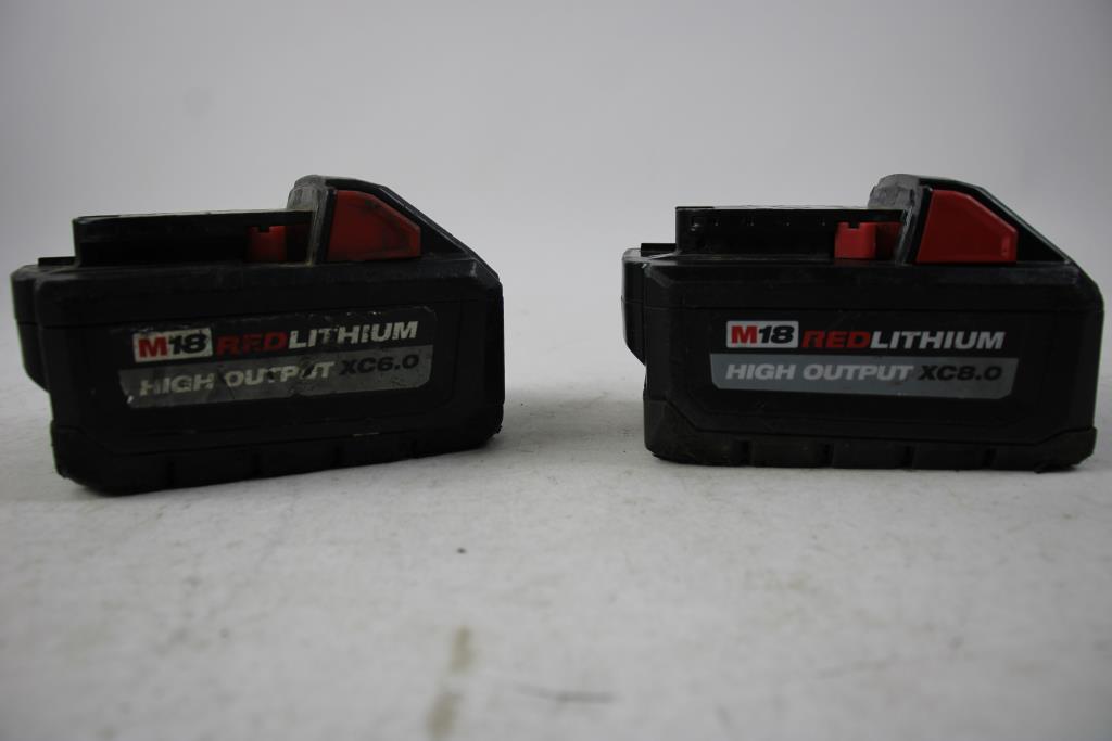 Milwaukee Battery Packs, 2 Pieces | Property Room