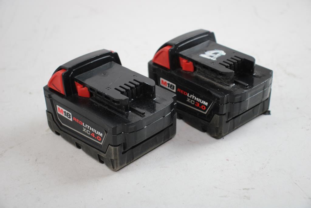 Milwaukee Battery Packs, 2 Pieces | Property Room