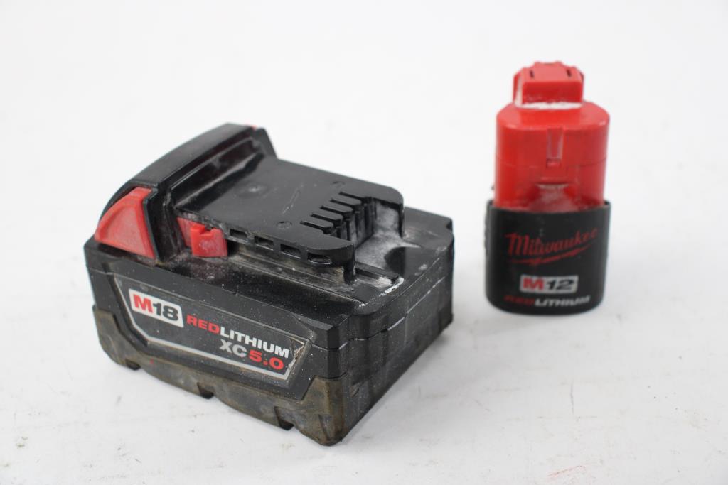 Milwaukee Battery Packs, 2 Pieces | Property Room