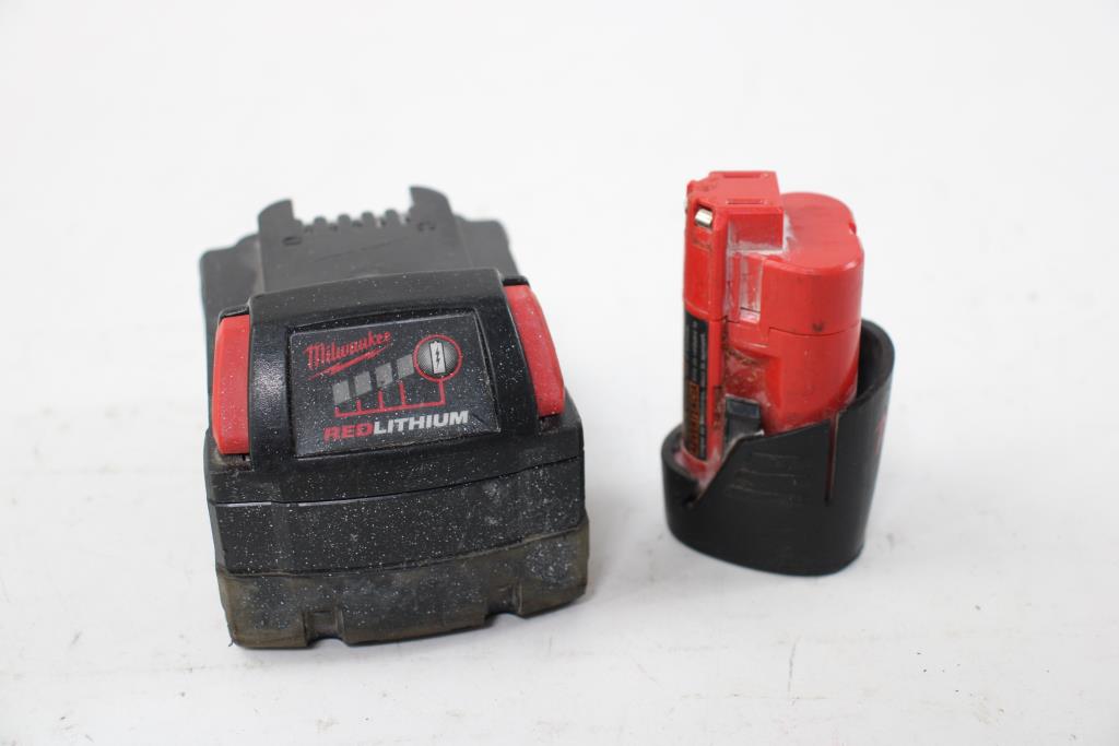 Milwaukee Battery Packs, 2 Pieces | Property Room