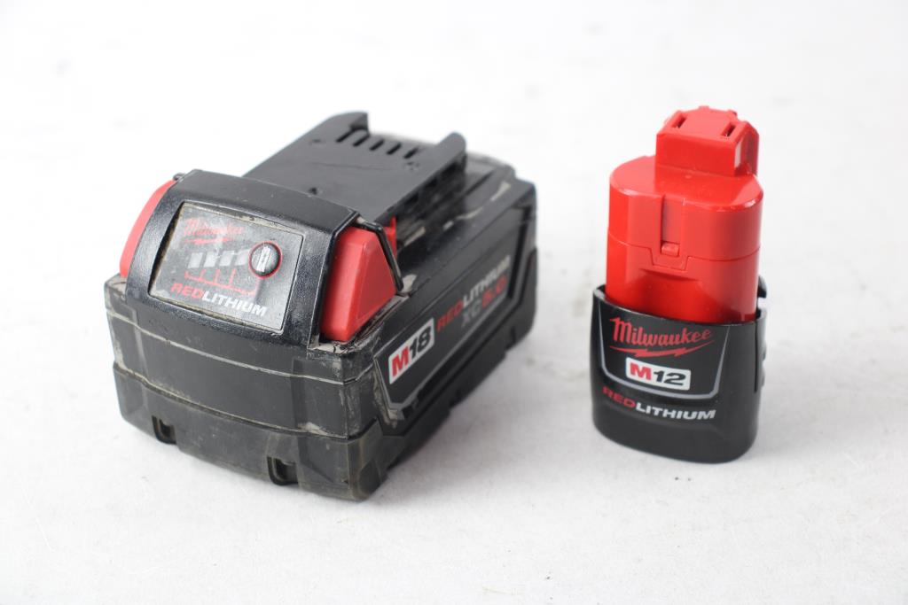 Milwaukee Battery Packs, 2 Pieces | Property Room