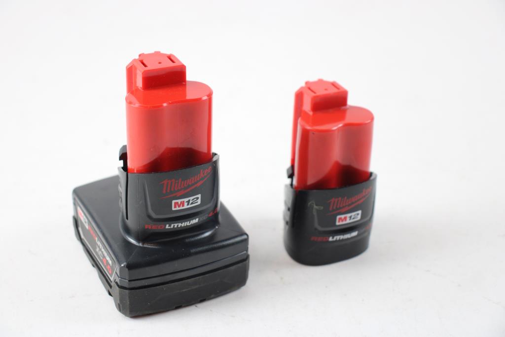 Milwaukee Battery Packs, 2 Pieces | Property Room