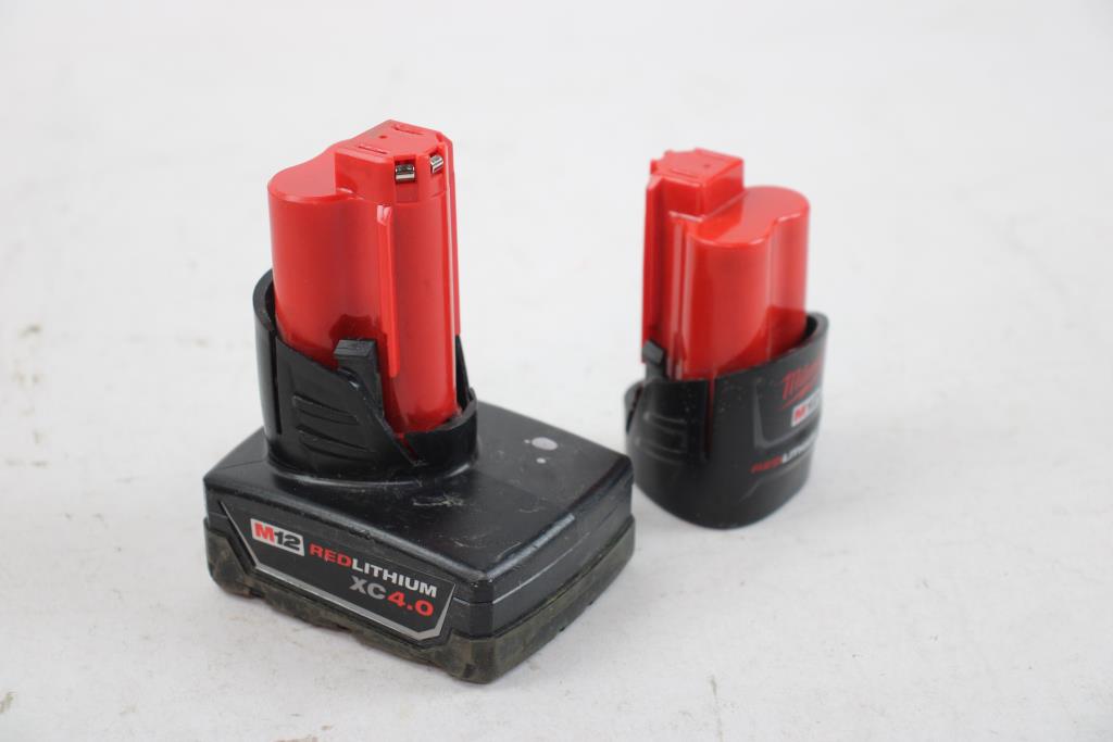 Milwaukee Battery Packs, 2 Pieces | Property Room