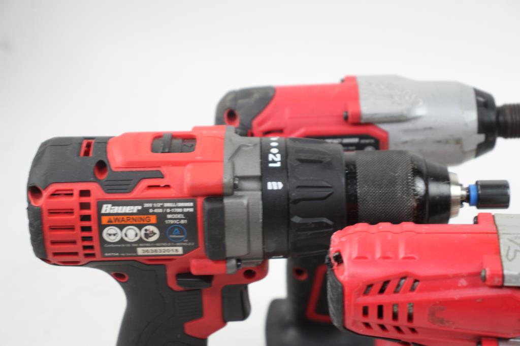 Milwaukee, Bauer, Hyper Tough, Mac, 5 Pieces | Property Room