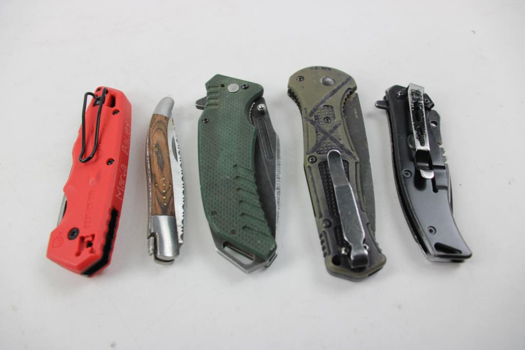 Milwaukee, Benchmade, Klein Tools And More Knives, 7 Pieces With Range ...