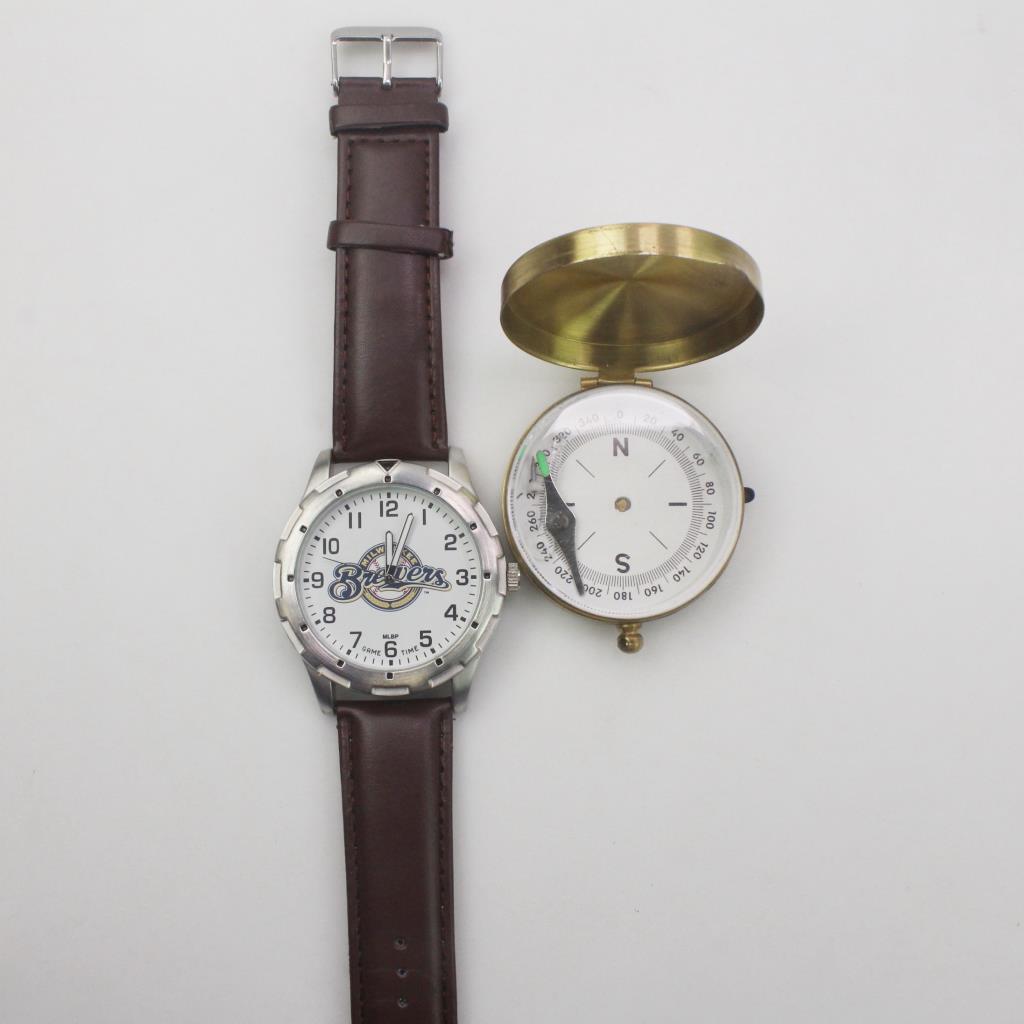 Milwaukee Brewers Watch And Compass | Property Room