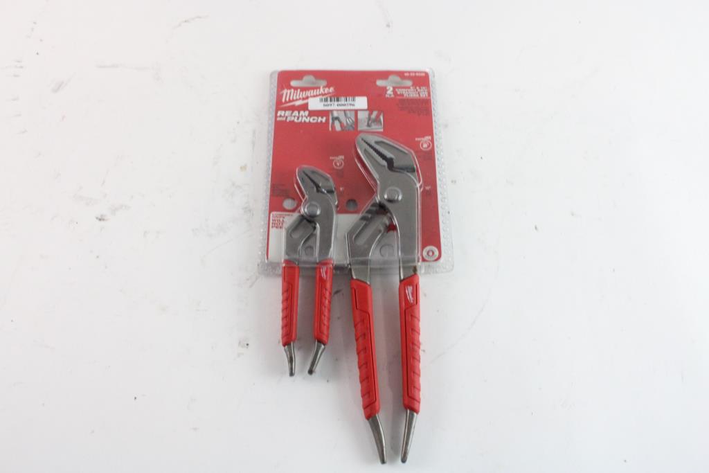 Milwaukee Comfort Grip Straight Jaw Pliers Set | Property Room