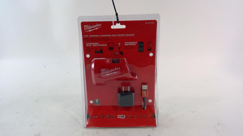 Milwaukee Compact Charger And Power Source | Property Room