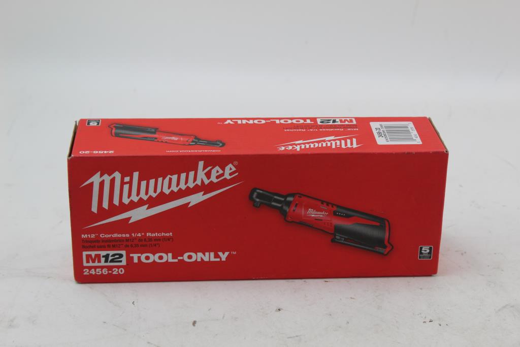 Milwaukee Cordless 1/4" Ratchet Tool Only | Property Room