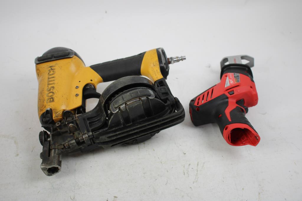 Milwaukee, DeWalt, Bostitch Tool Lot, 5 Pieces | Property Room