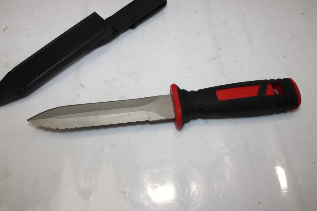 Milwaukee Duct Knife With Sheath | Property Room