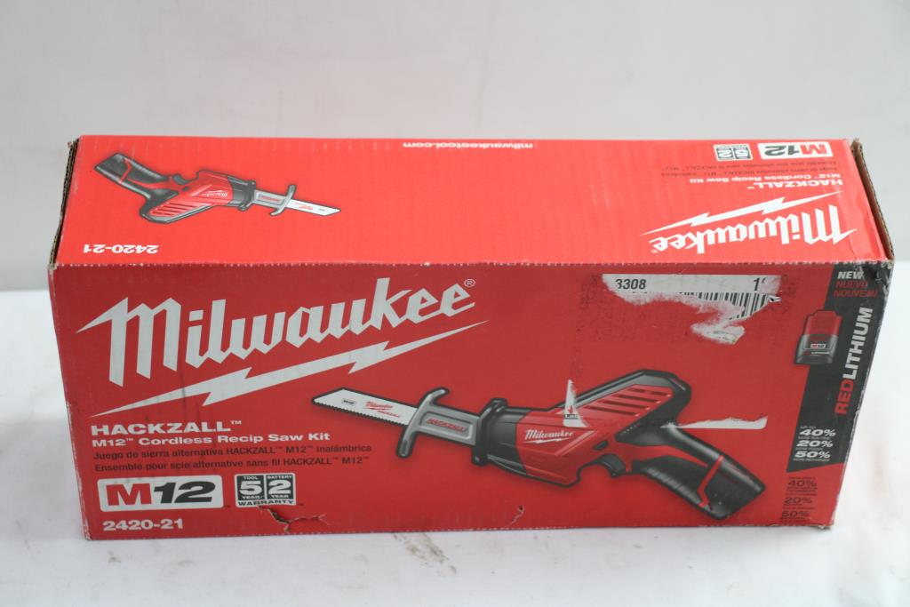 Milwaukee Hackzall Cordless Reciprocating Saw Kit | Property Room