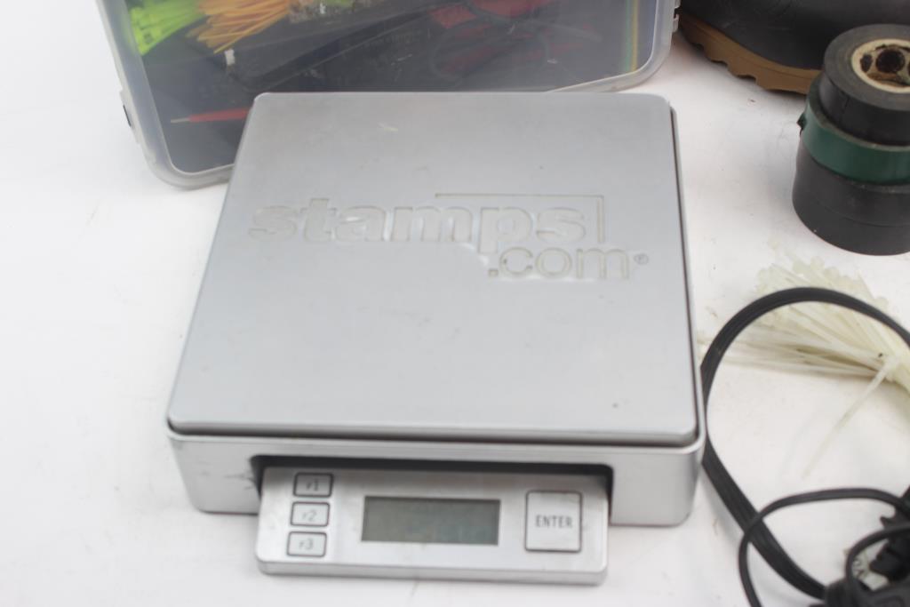 Milwaukee Hammer Drill, Stamps.Com Digital Postage Scale, Lite-On DVD ...
