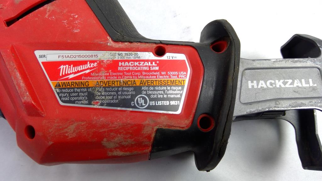 Milwaukee, Hercules, Cutters, Hackzall, Angle Grinder | Property Room