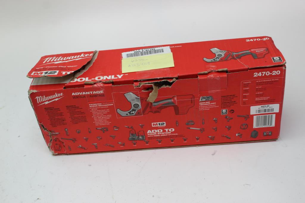 Milwaukee M12 Pipe Shears | Property Room