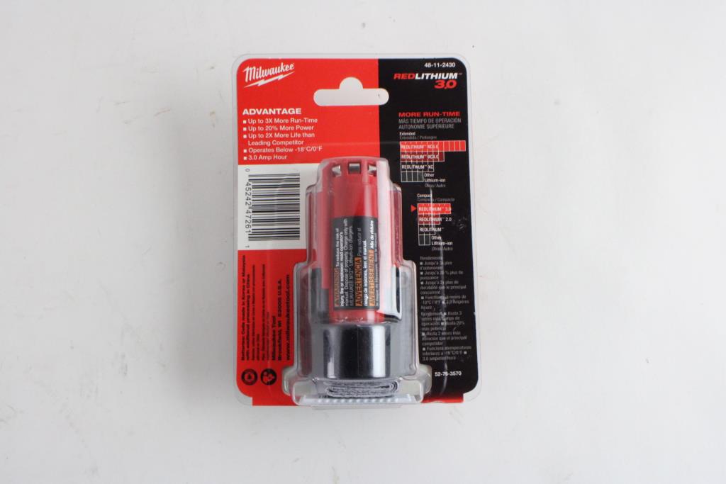 Milwaukee M12 Redlithium 3.0 Compact Battery Pack | Property Room