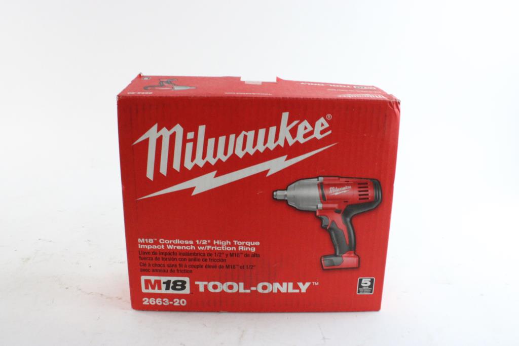 Milwaukee M18 Cordless 1/2" High Torque Impact Wrench | Property Room