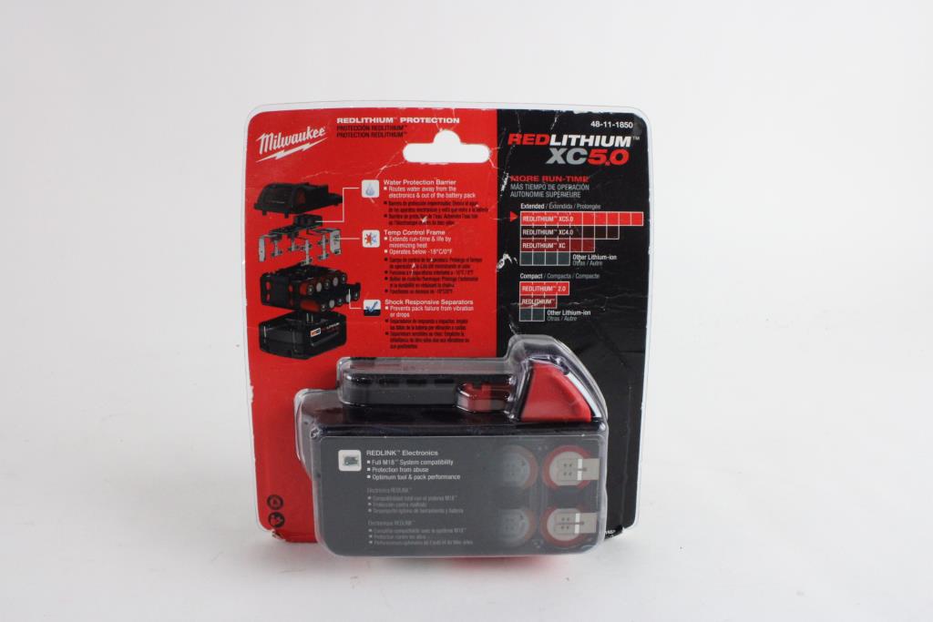 Milwaukee M18 Redlithium XC5.0 Extended Capacity Battery Pack | Property Room