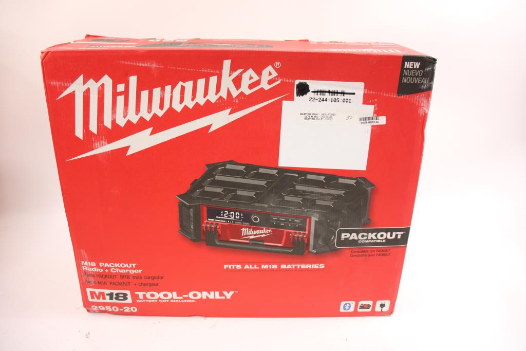 Milwaukee M8 Packout Radio+charger | Property Room