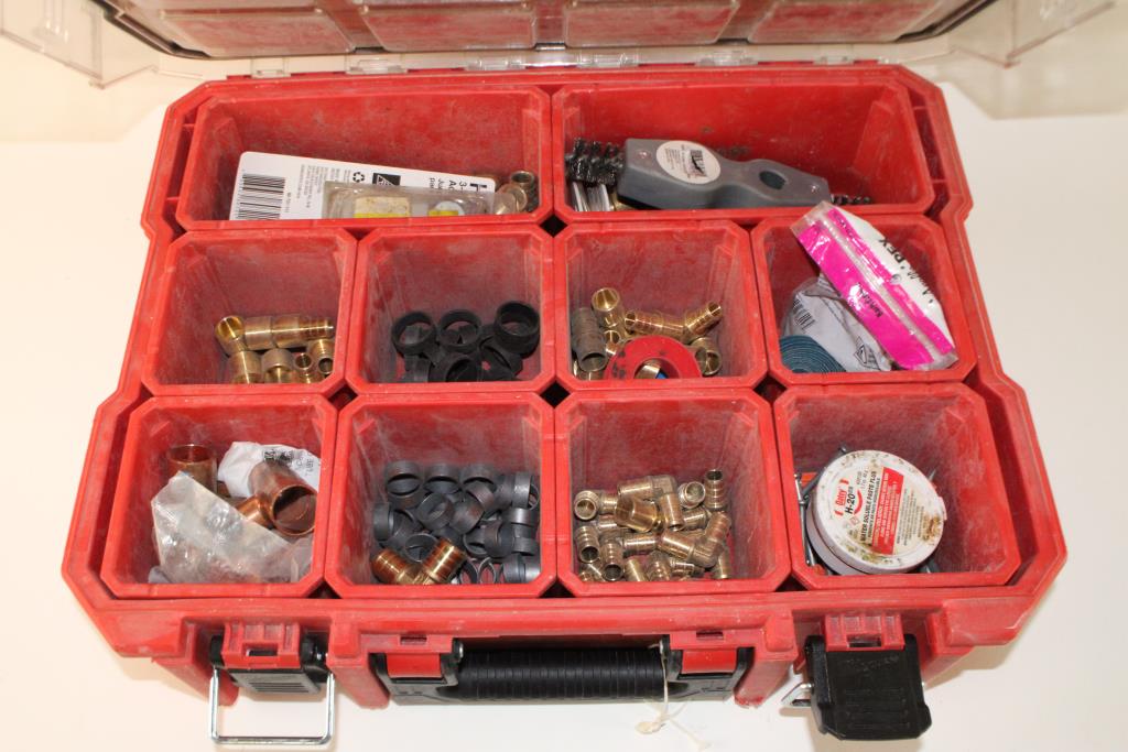 Milwaukee Organizers With Assorted Hardware And More, 100+ Pieces ...