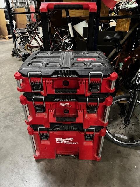 Milwaukee Packout Boxes With Tools | Property Room