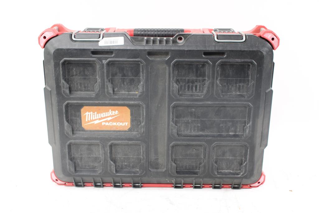 Milwaukee Packout Tool Box With Assorted Tools, 10+ Pieces | Property Room