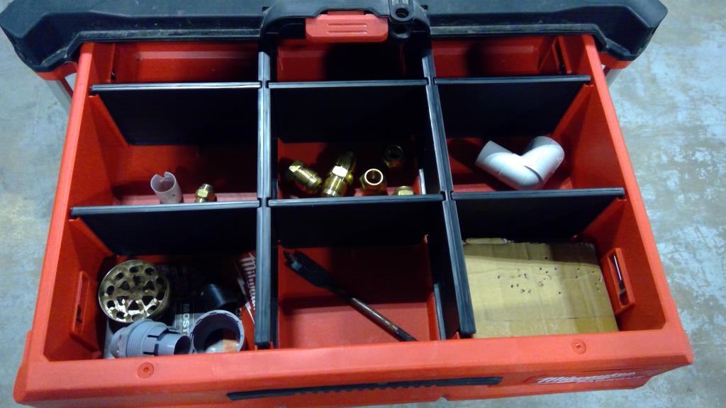 Milwaukee Packout Tool Box With Plumbing Tools, 5+ Pieces | Property Room