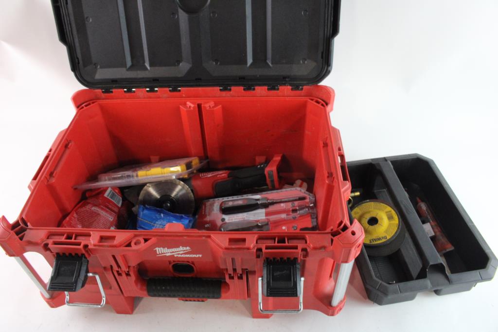 Milwaukee Packout Toolbox With Tools, 10+ Pieces | Property Room