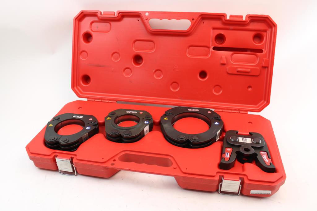 Milwaukee Press Tool Rings In Case | Property Room