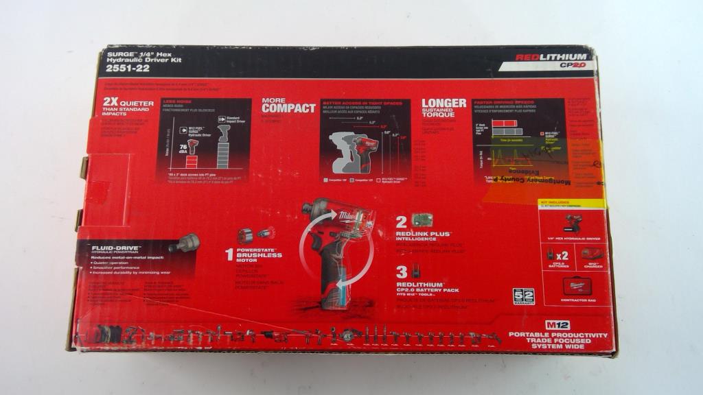 Milwaukee SURGE Hydraulic Driver Kit | Property Room