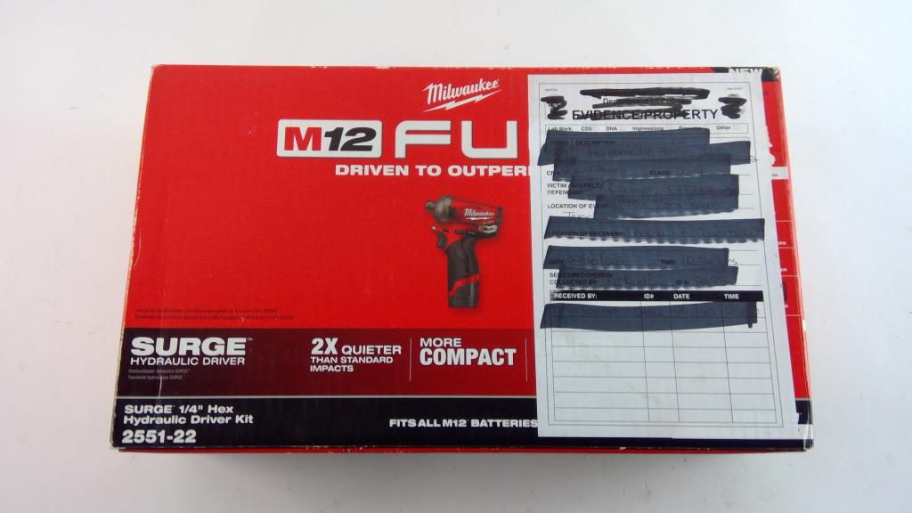 Milwaukee SURGE Hydraulic Driver Kit | Property Room