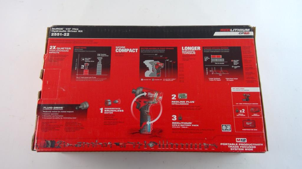 Milwaukee SURGE Hydraulic Driver Kit | Property Room