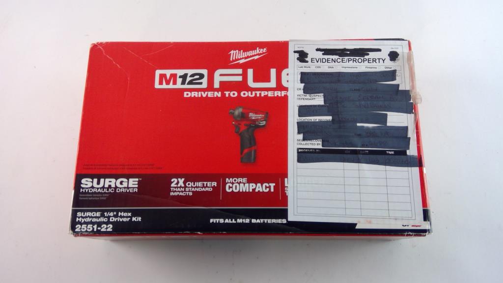 Milwaukee SURGE Hydraulic Driver Kit | Property Room