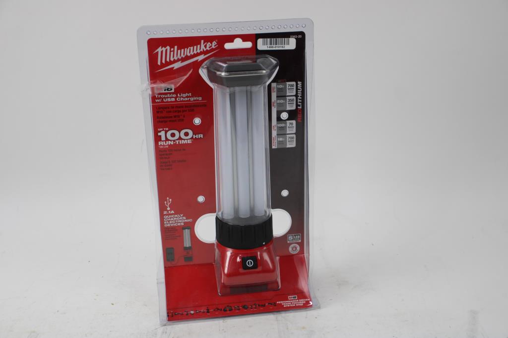 Milwaukee Trouble Light USB Charging | Property Room