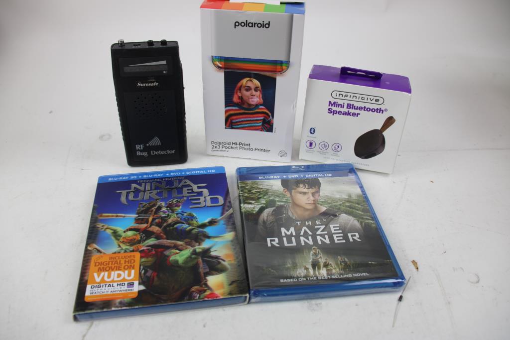 Mini Bluetooth Speaker, Ring Doorbell Camera, Polaroid Pocket Photo ...