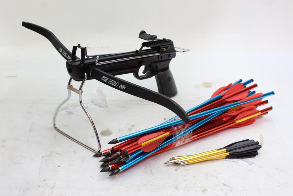 Mini Cross Bow Gun Unknown Brand With Arrows | Property Room