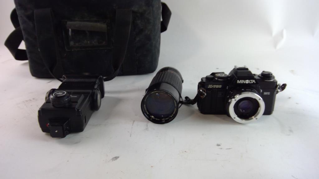 Minolta X-700 Camera With Accessories, 5+ Pieces | Property Room