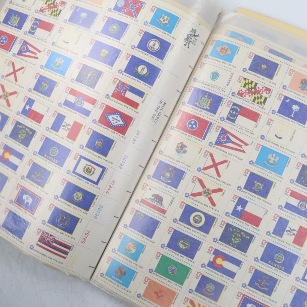 Mint Sheet File Book Of US Stamps, 1900+ Pieces | Property Room