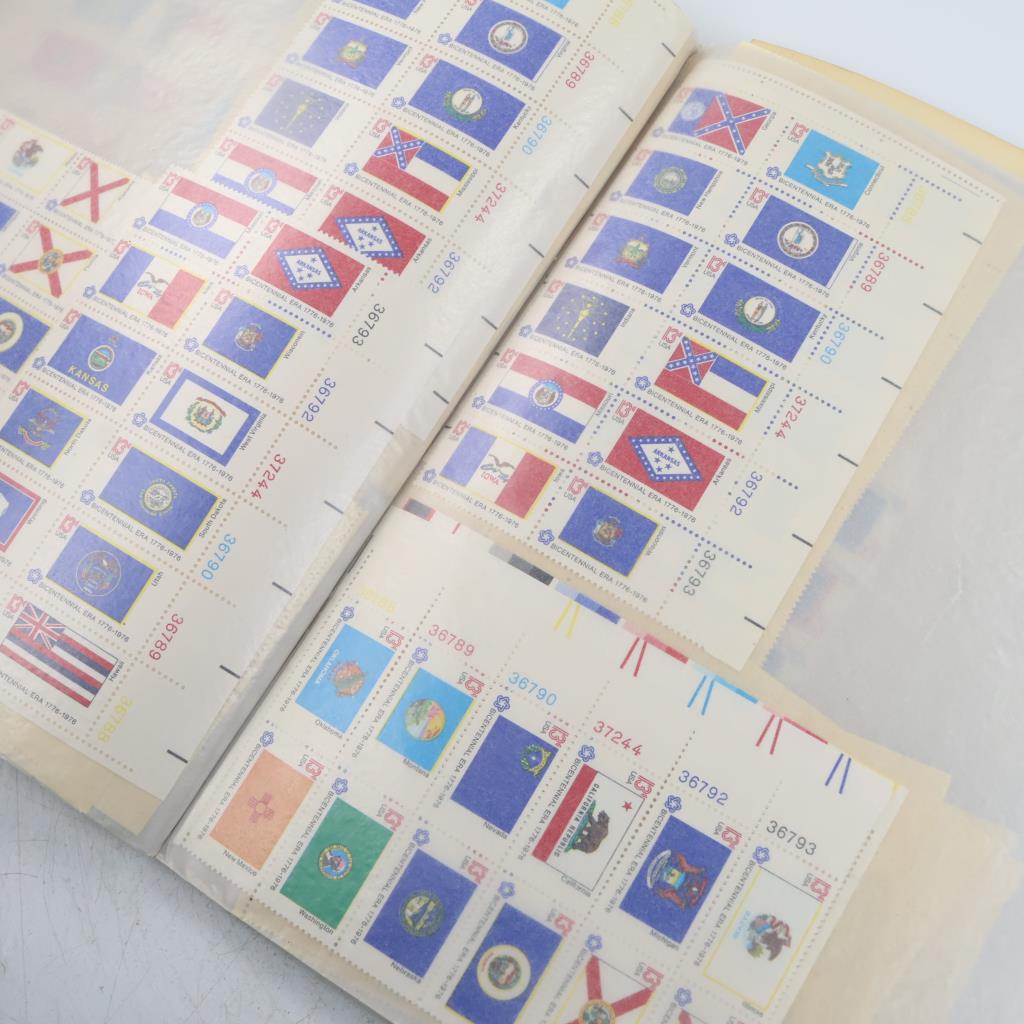 Mint Sheet File Book Of US Stamps, 1900+ Pieces | Property Room