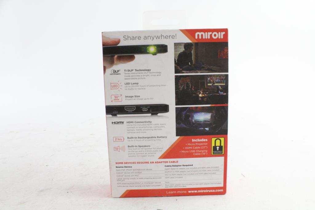 Miroir Micro Projector | Property Room