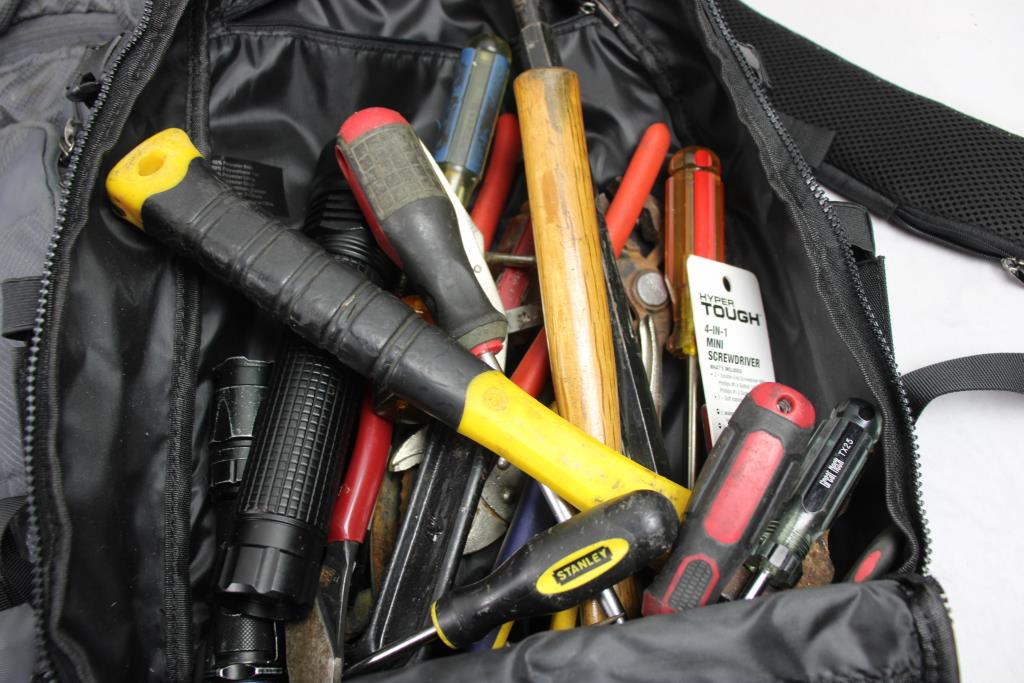 Mix Tool Lot And 2 Backpacks | Property Room